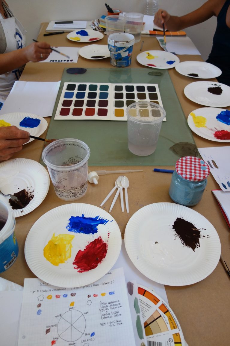 Les stages de peinture de l'atelier des Pigments - Marie Vanesse ...
