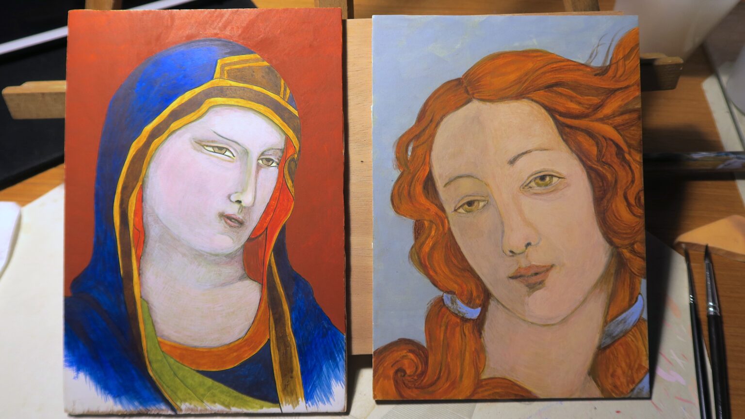 Fabriquer sa peinture - Marie Vanesse, Atelier des Pigments