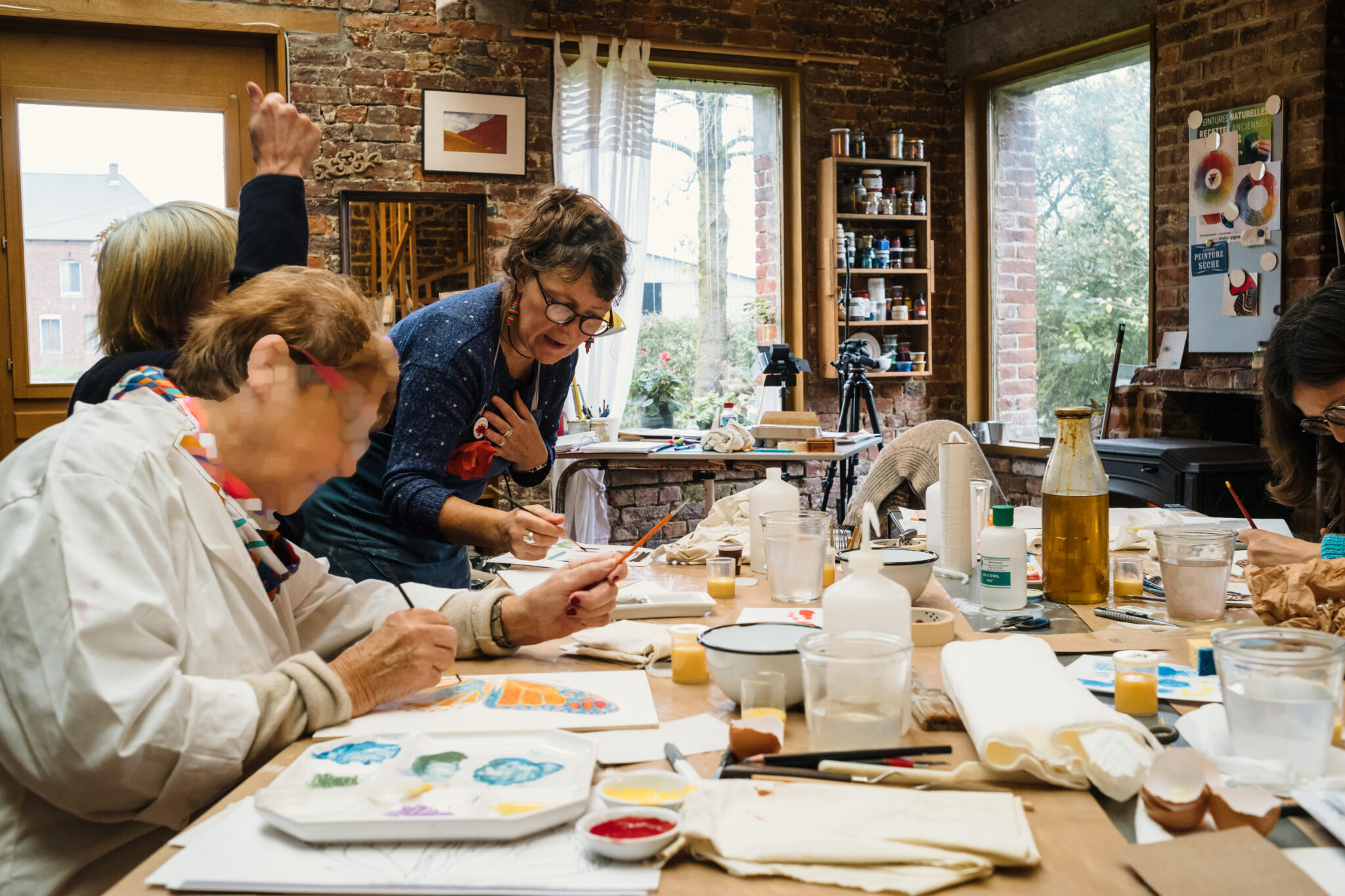 Peindre à la Tempera - Marie Vanesse, Atelier des Pigments